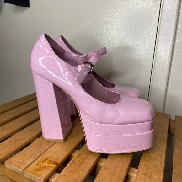 Jeffrey Campbell | Shoes | Jeffrey Campbell Pink Patent Leather ...